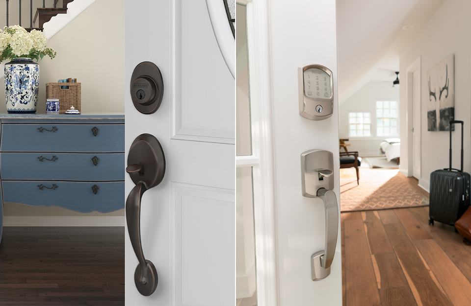 Can Schlage door locks be keyed alike?